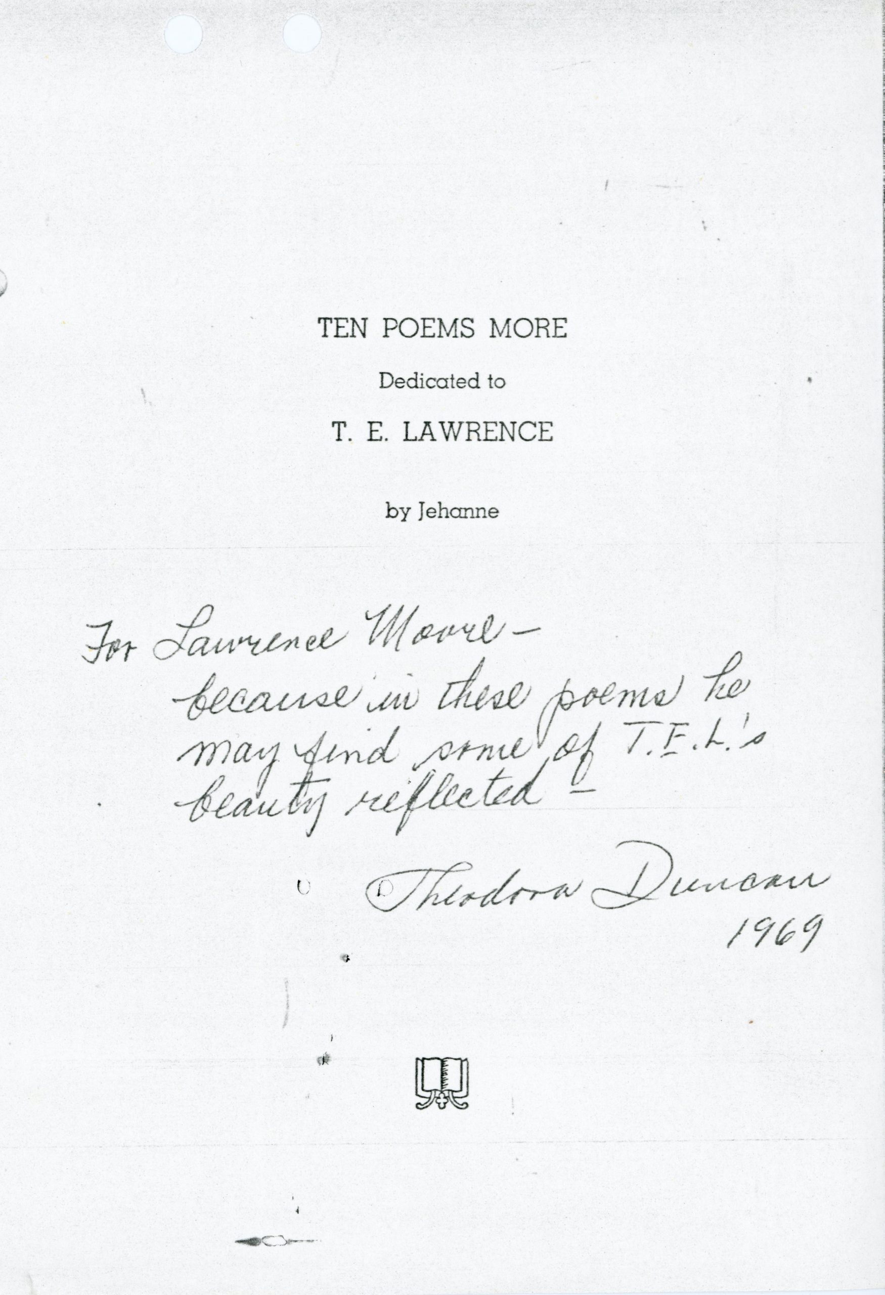 The T.E. Lawrence Mysteries... - Lawrence PortalLawrence Portal